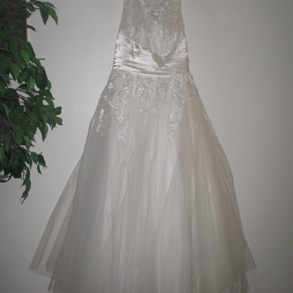 Lanting | Dresses | Nwt Vintage 5s Inspired Tea Length Wedding Dress Gown Pageant Prom ...